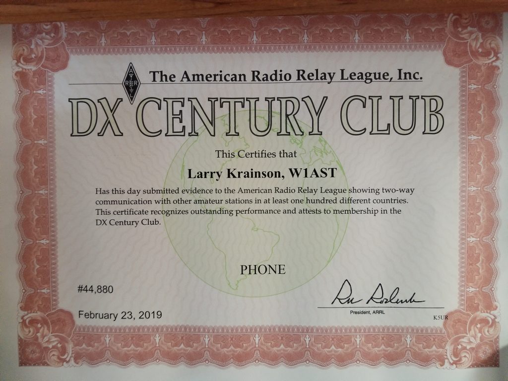 Awards – Hampden County Radio Association